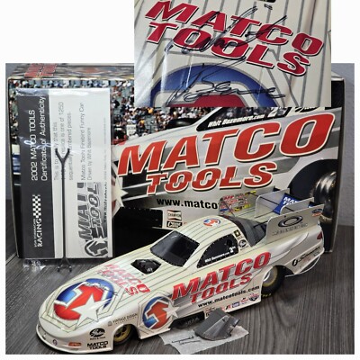 SIGNED 2002 Whit Bazemore Matco Tools Mopar 1:16 Milestone Fiberglass ...