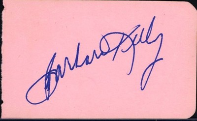 Vintage Barbara Kelly Autograph | eBay Australia