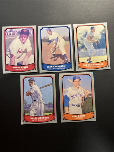 1988 Pacific Legends Baseball Cards/Robinson/Robinson/Berra/Kiner ...