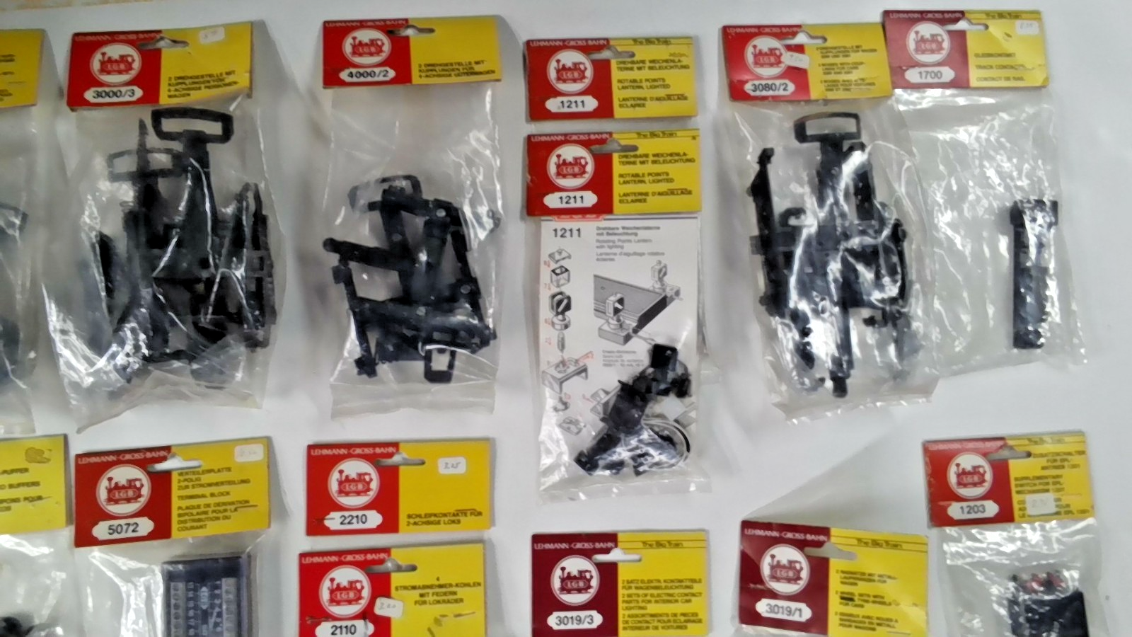 Vintage Lot of 29 packs LGB G Scale Train Parts Accessories BUNDLE-ALL ...