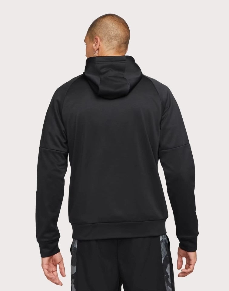 NIKE Therma-FIT Full Zip Hoodie Black Fleece Men's Size XXL 2XL Top ...
