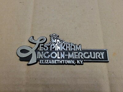 Les Pinkham Lincoln Mercury Elizabethtown Car Dealership Emblem Logo ...