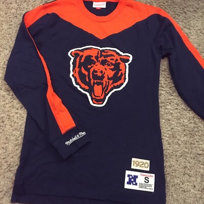 RARE Mitchell & Ness Chicago Bears Throwback Sweatshirt Men Sz S - 1920 ...
