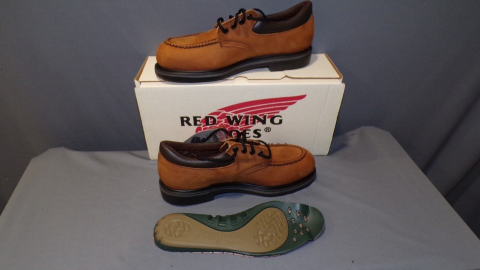 RED WING MOC STEEL TOE OXFORD SHOE SUPER SOLE 4407 NEW N BOX MANY SIZES ...