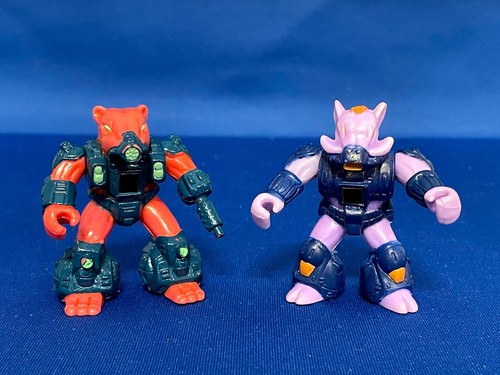 Battle Beasts : War Weasel (pink-blue) & Swiney Boar; series 1, 1986 | eBay