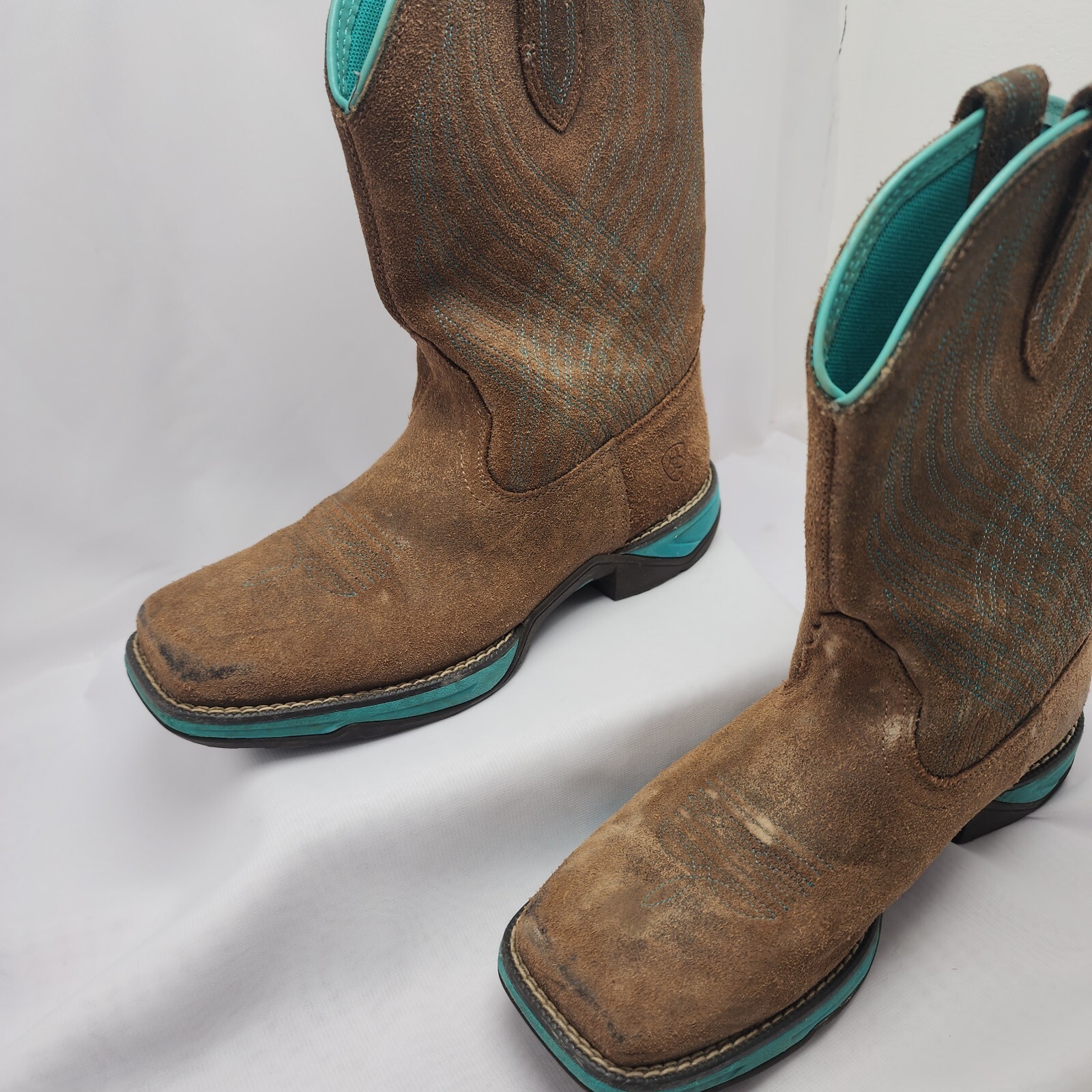 Ariat 10027247 Women's Anthem Eva Cushioned Leather Square Toe Java ...