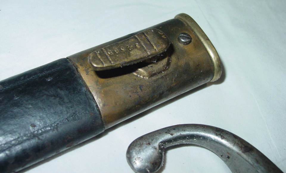 Brazilian M1908 Mauser Bayonet W/ Scabbard 7MM 1908 German Made | eBay