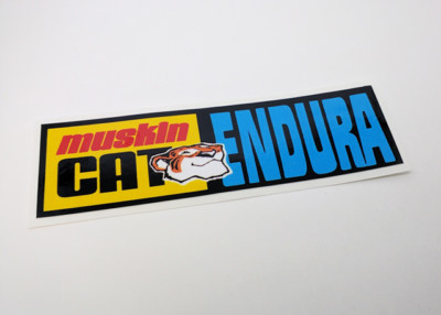 MUSKIN CAT Endura Mini Bike Handlebars DECAL | Vinyl Minibike STICKER ...