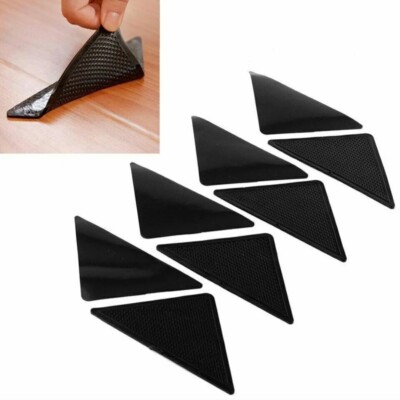 4 8 12 RUG CARPET MAT GRIPPERS RUGGIES NON SLIP SKID REUSABLE WASHABLE ...