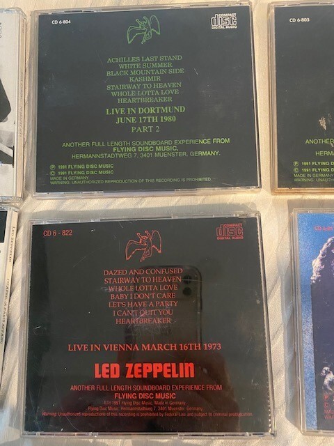 Led Zeppelin Collection 9 Cd's Total Lot Rare!! | eBay