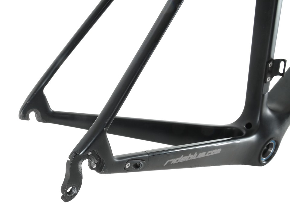 blue cycles Axino SL Carbon Road Bike Frameset MED 54cm Black Rim Brake ...