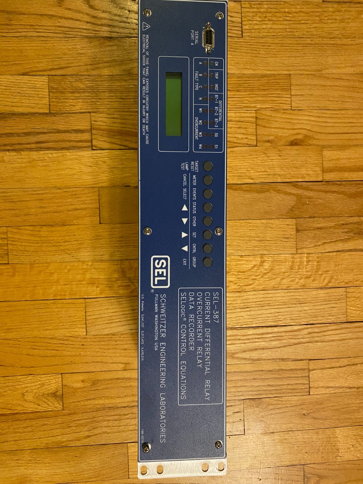 SEL Schweitzer SEL-387004X5HXX4XX Current Differential Relay ...