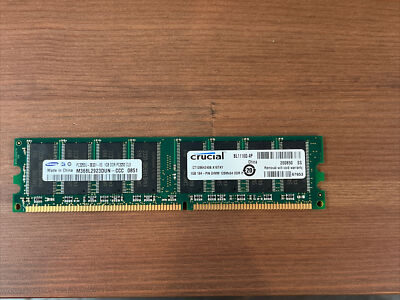 Crucial Samsung PC3200 1gb DDR M368L2923DUN RAM | eBay