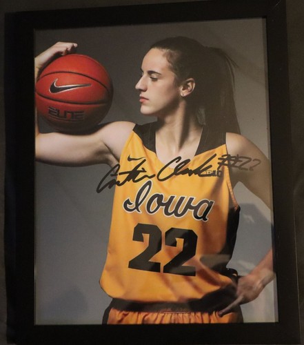 CAITLIN CLARK SIGNED PHOTO 8X10 RP AUTOGRAPHED REPRINT IOWA WOMENS ...
