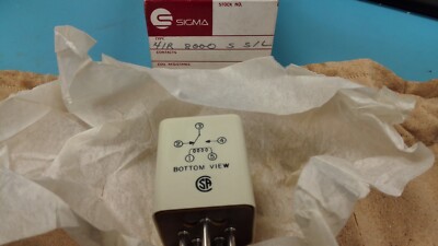 SIGMA RELAY 41R-8000-S-SIL 2A 28VDC/120 VAC 68VDC 250 VAC ( 60HZ ) NEW ...