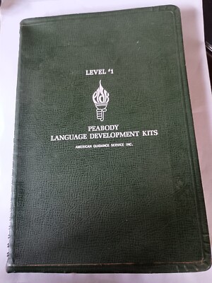 Manual for Peabody Language Development Kits Level 1 (1965, Spiral ...