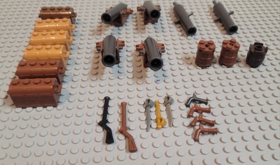 Lot of LEGO Vintage Canons, Barrels, Chests, Muskets, Guns | eBay