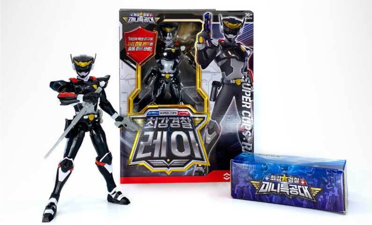 Miniforce Super Cops RAY BLACK Police Action Figure Toy Genuine | eBay