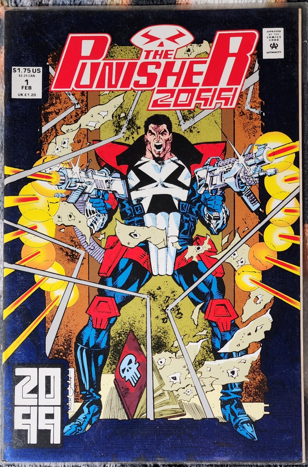 Punisher 2099 Issue #1 Comic Book - Direct Edition Marvel February 1993 ...