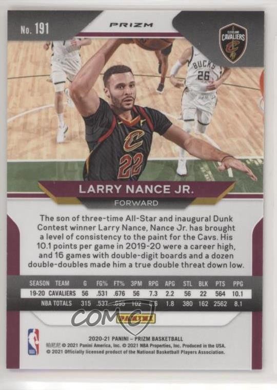 2020-21 Panini Prizm Red Ice Prizm Larry Nance Jr #191 | eBay