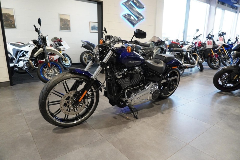 Harley Davidson FXBRS Breakout 114, 2020, Blue with just 1miles | eBay UK