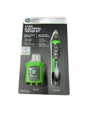 Commercial Electric Digital Non-Contact Voltage and GFCI Receptacle ...