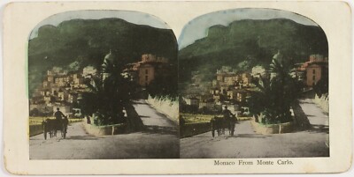 Monaco Monte-Carlo, General View, Vintage Stereophoto Color ...