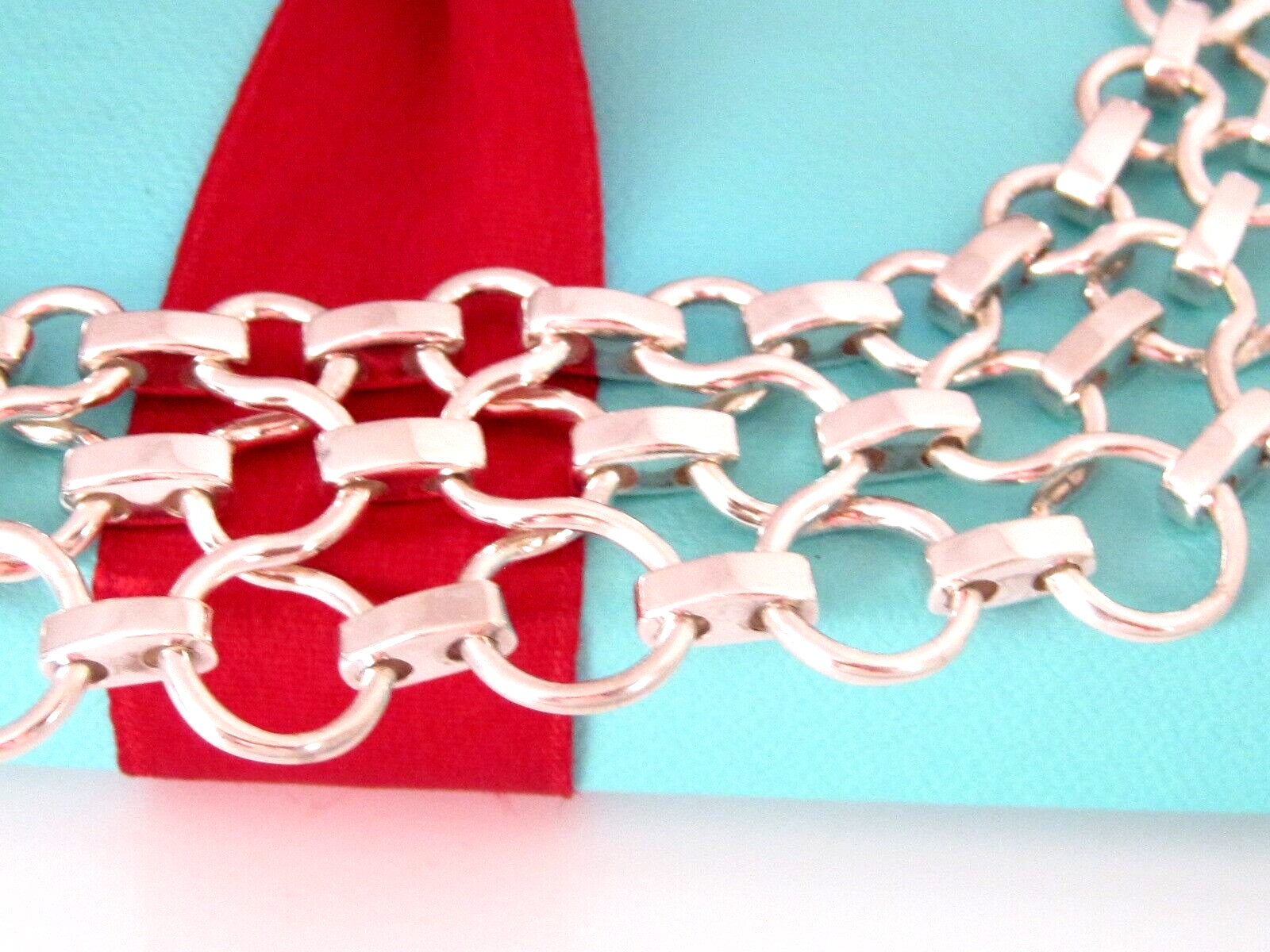 Tiffany & Co Vintage Chain Link Victorian Style Necklace 16