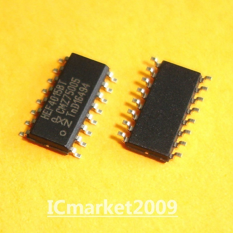 50 PCS HEF4015BT SOIC-16 SMD CMOS Dual 4-Stage Static Shift Register ...