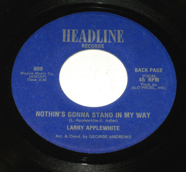 Larry Applewhite 7" 45 RARE PRIVATE PSYCH BEAT SOUL HEAR Tell Her ...