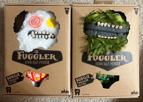 Fuggler Funny Ugly Monster Budgie New In Box Underoo McGoo Green ...