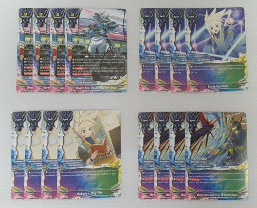 Bushiroad Future Card Buddyfight Astrodragon S-BT03 Playset (4x Each R ...