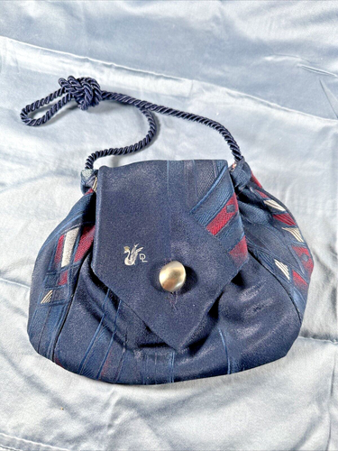 Hand Crafted Purse Made from Mens Designer DON LOPER BEVERLY HILLS w ...