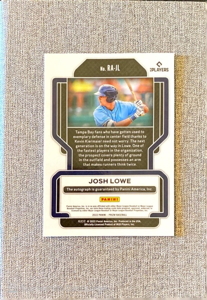 Josh Lowe 2022 Prizm Rookie Auto Autograph RC #RA-JL Tampa Bay Rays | eBay