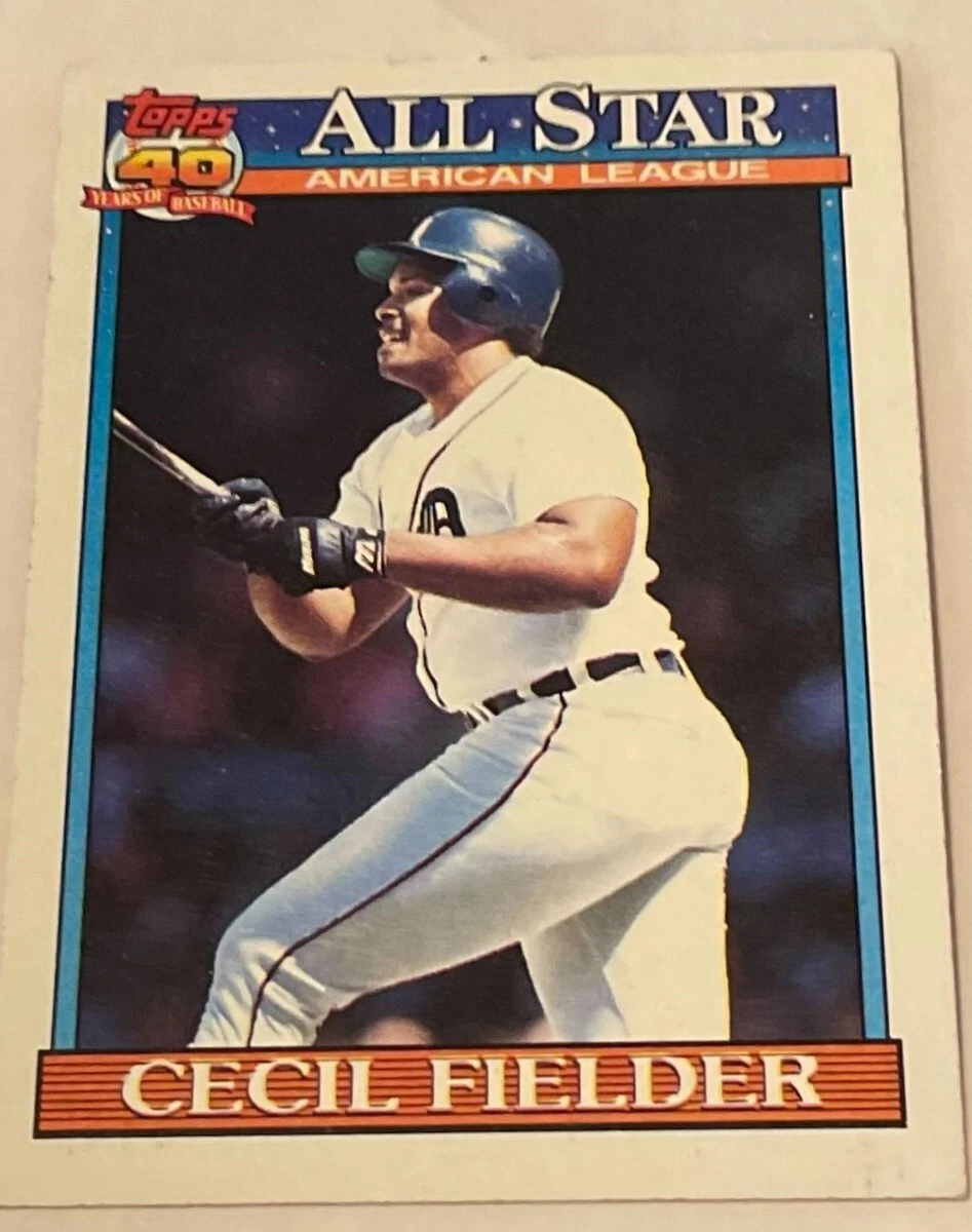 Cecil Fielder Baseball Card