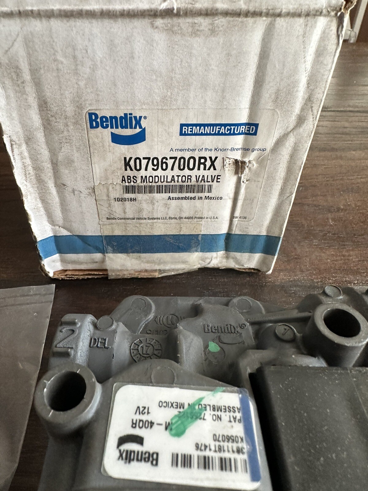 Bendix ABS Modulator Valve K0796700RX Remanufactured From Bendix for ...
