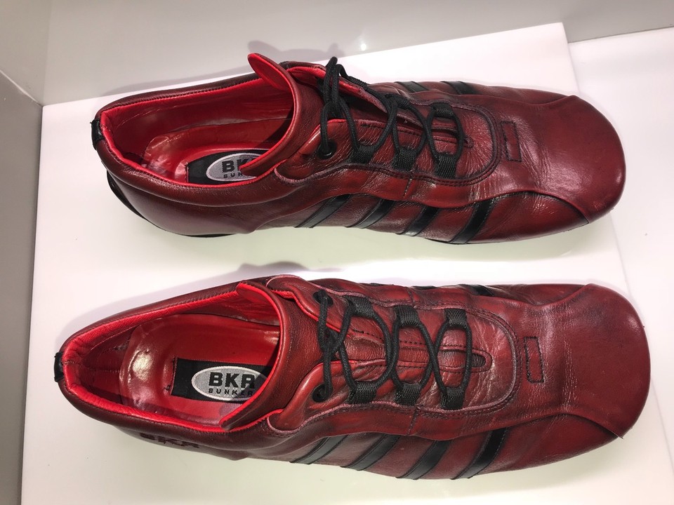 BKR BUNKER SHOES MEN'S SIZE 11 US RED LEATHER CASUAL SHOES SIZE 44 EUR ...