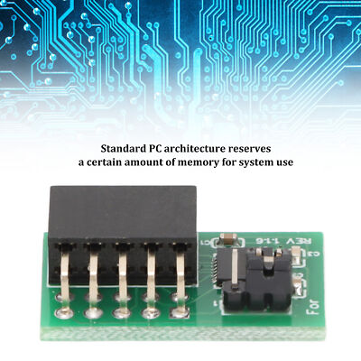 Plug And Play 10 Pin TPM 2.0 Chip Encryption Security Module SPI TPM 2. ...