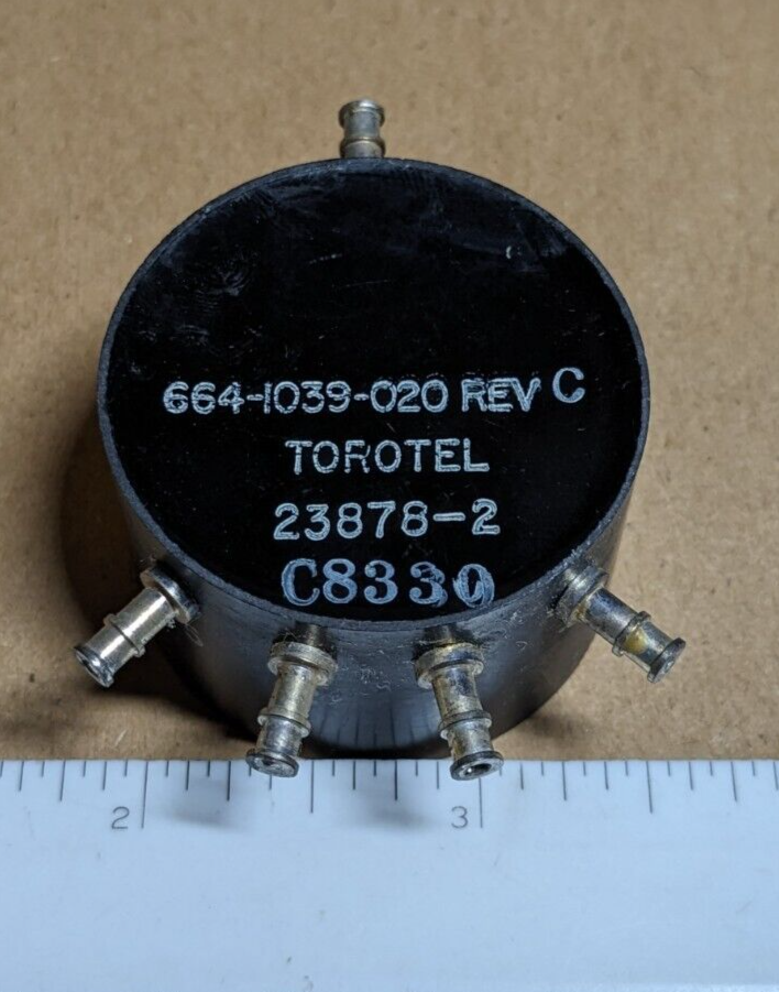 NOS Torotel 664-1039-020 Rev C #23878-2 Transformer – 45VAC to 8 VAC ...