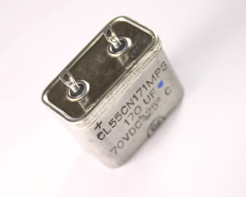 CL55CN171MP3 GENERAL ELECTRIC capacitor 170uF 70V tantalum wet radial ...
