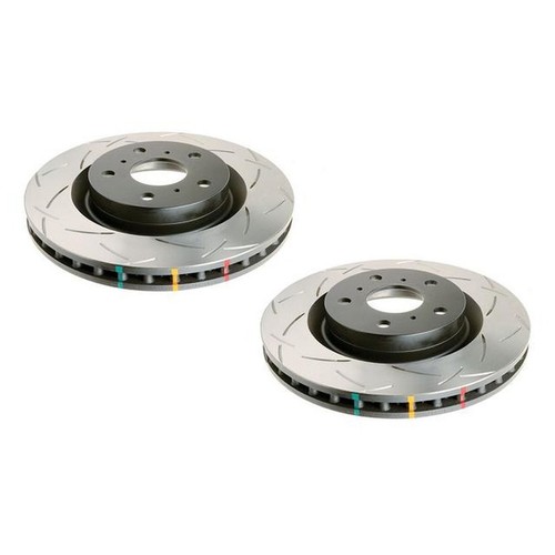 DBA T3 4000 Performance Slotted Brake Rotor Pair 356mm Rear DBA43003S ...