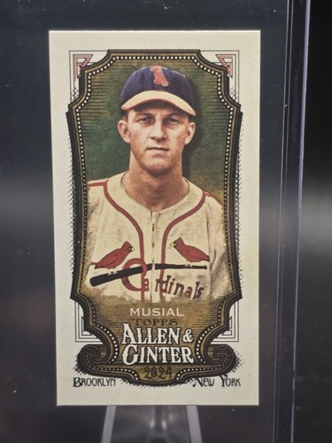 2024 Topps Allen And Ginter Stan Musial - Mini Ginter Back Missing Text ...