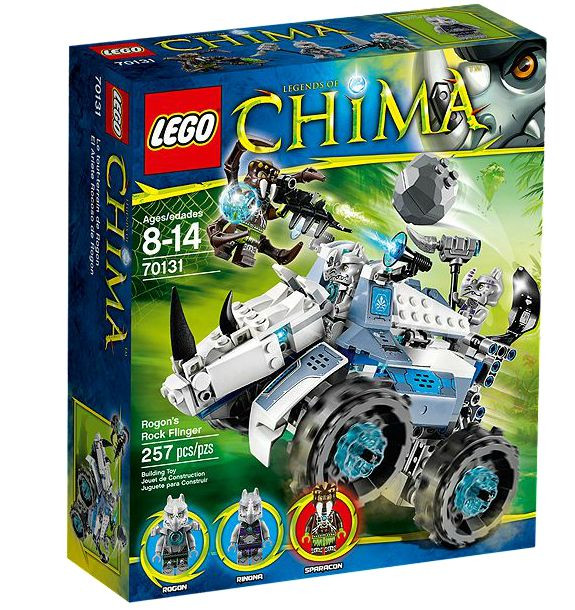 Lego Chima Rinoceronte Lenda Feras Lego Chima Rogon's Rock Flinger
