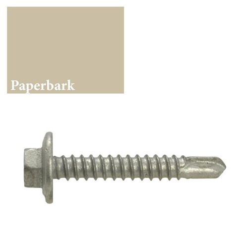 PAPERBARK / MERINO Hex 10g-16 x 16mm Metal Self Drilling Tek Screw ...