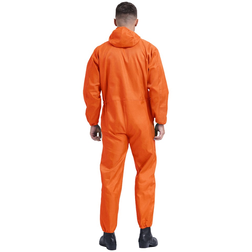 Mens Coveralls Jumpsuit Work Overalls One-piece Dustproof Dungarees ...
