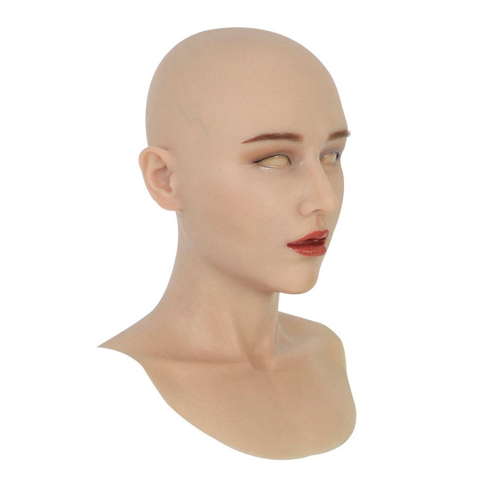 KnowU Cosplay Silicone Headgear Female Permanent Make Up Transgender | eBay