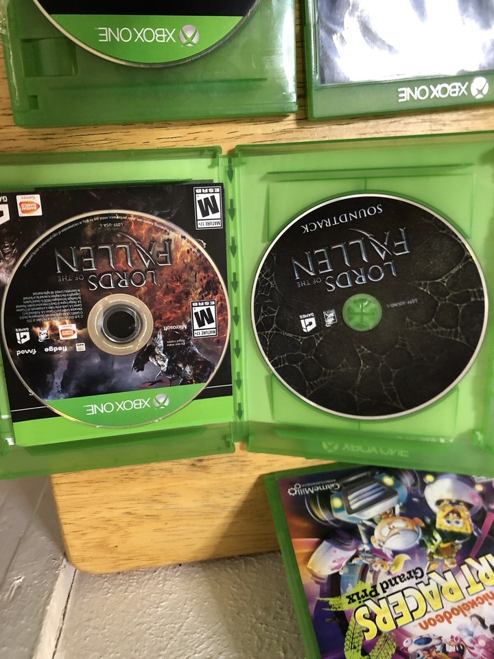 Microsoft Xbox One LOt of 10 Motral Kombat, Call of Duty, Minecraft ...