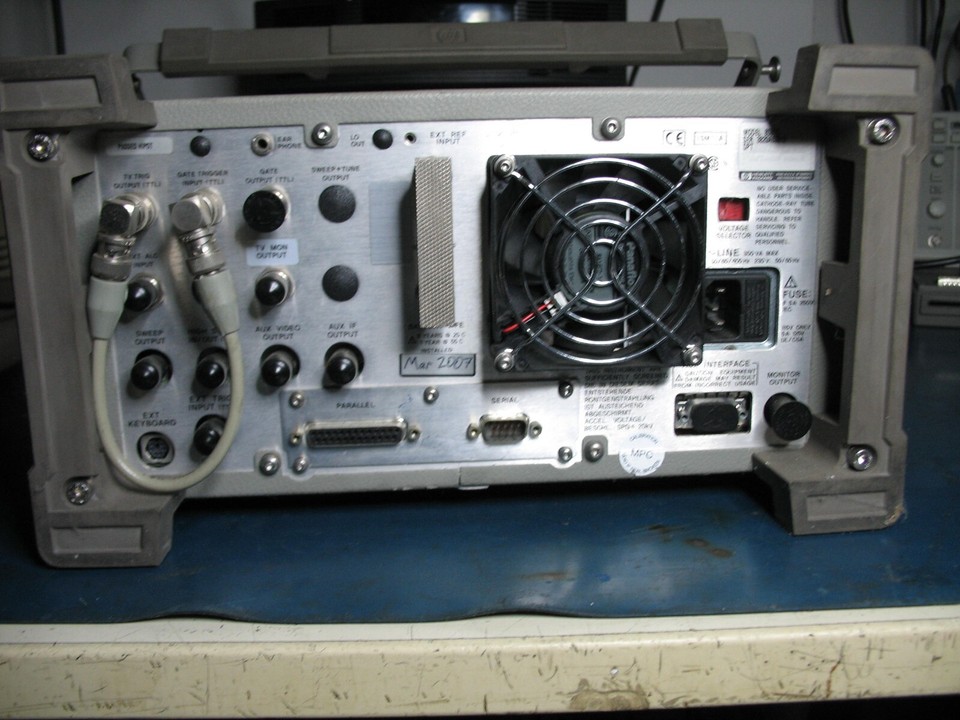 HP Agilent 8591C 1MHz -1.8GHz Cable TV Analyzer | eBay