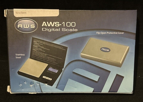 AWS-100 Digital Scale 100 x 0.01g Capacity Stainless Steel Black | eBay