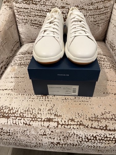 Cole Haan Men's Grandpro Tennis Sneaker Leather C22584 White US 10.5 M ...